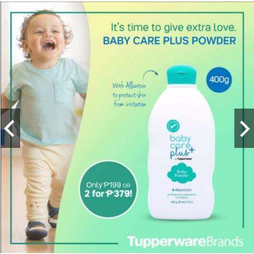 Baby Care Plus Powder Big Size 400g by Tupperware Brands Philippines ...