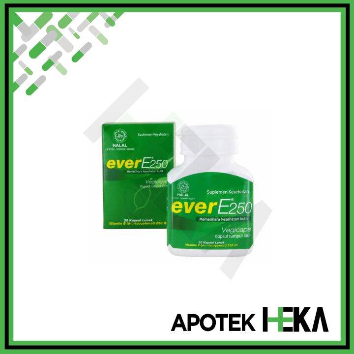Ever E 250 Soft Capsul Botol isi 30 Vitamin E | Lazada Indonesia