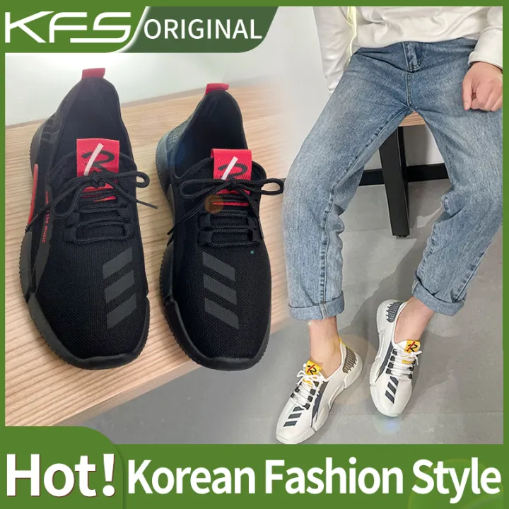 KFS Korean Rubber Shoes For Men Canvas nylon Low Price 99Peso | Lazada PH