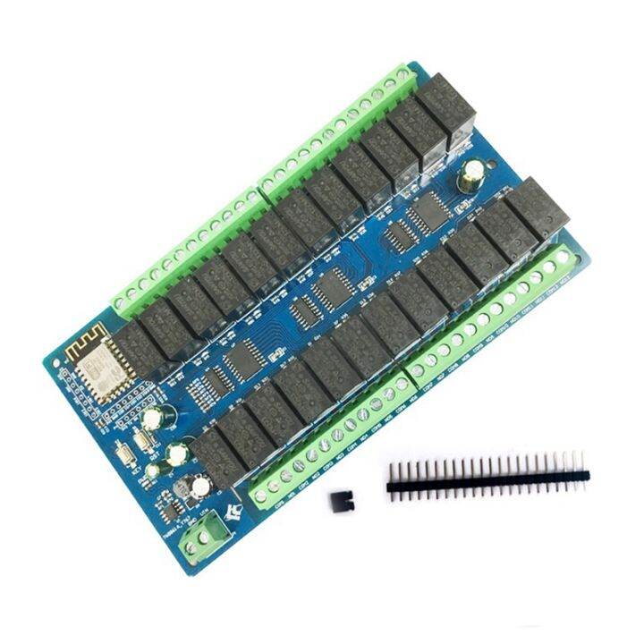 ESP8266 WIFI 24 Channel 5V Relay Module ESP-12F Development Board DC ...