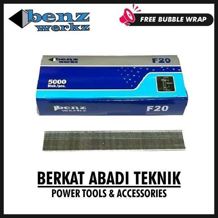 BENZ KODENKI F20 MO Isi Mesin Staples Paku Tembak Lurus Mata Gun Nailer ...