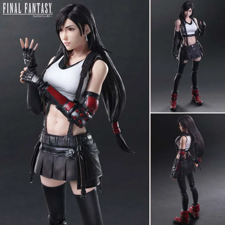 Figma ฟิกม่า Figure Action Play Arts Kai จากเกม Final Fantasy VII Remake ไฟนอลแฟนตาซี 7 Tifa ...