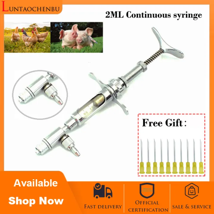 0.1-2ml veterinary continuous injection needle chicken poultry pig ...