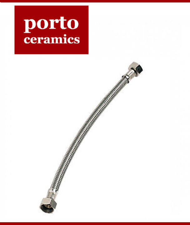 Porto Stainless Steel Braided Flexible Hose 12 Inches | Lazada PH