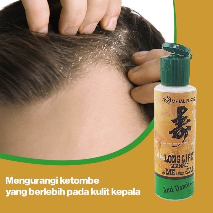 METAL FORTIS Shampo Metal 200 / 100 / 60 ML Anti Dandruff Long Life ...