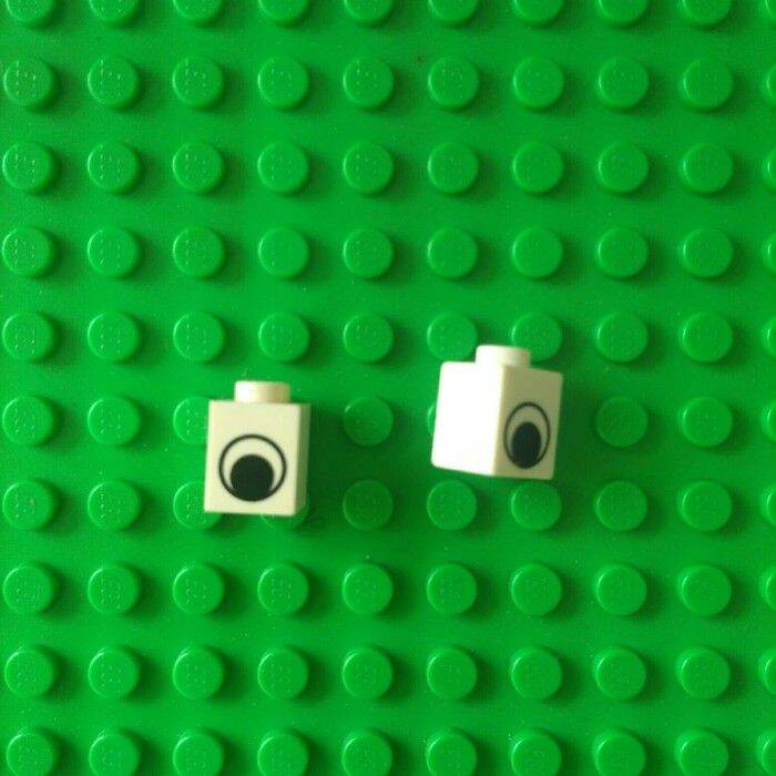 PROMO Lego Brick 1x1 with eye withiout spot on pupil 84014 | Lazada ...
