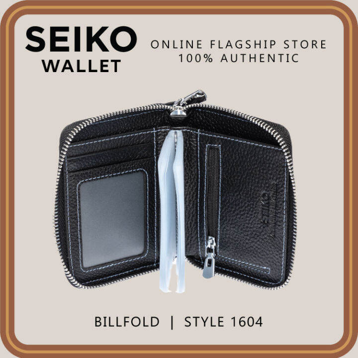 Seiko Wallet - Genuine Leather Zip Wallet 1604 | Lazada PH