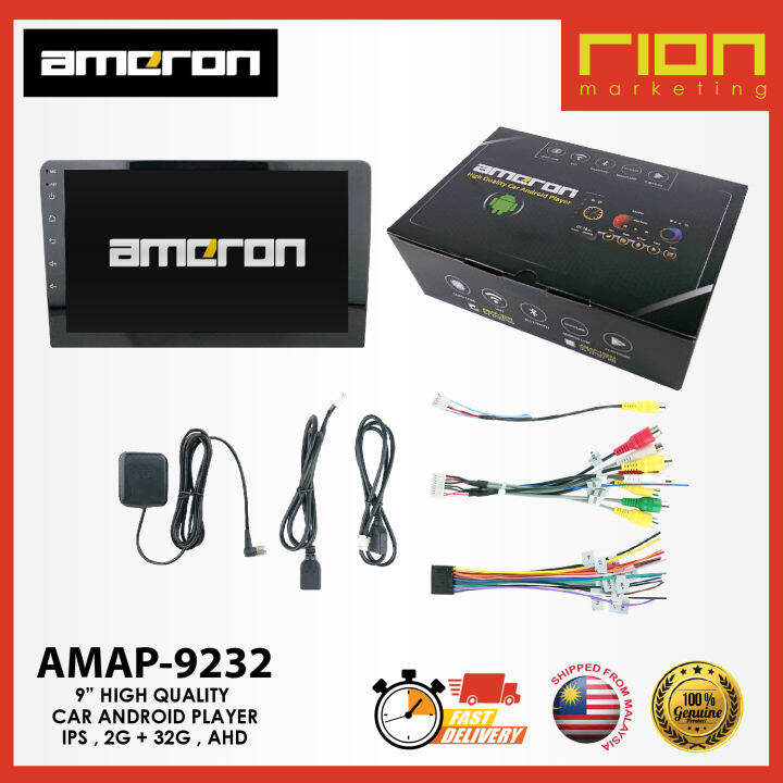AMERON AMAP-9232 9 Inch High Quality Car Android Player IPS, 2G+32G ...