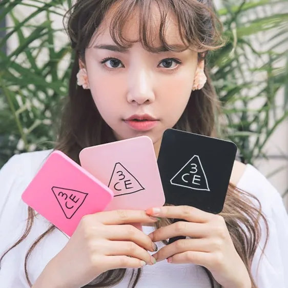 สําลีเช็ดหน้าแผ่นกลม ของแท้พร้อมส่ง 3CE SQUARE MINI HAND MIRROR ...