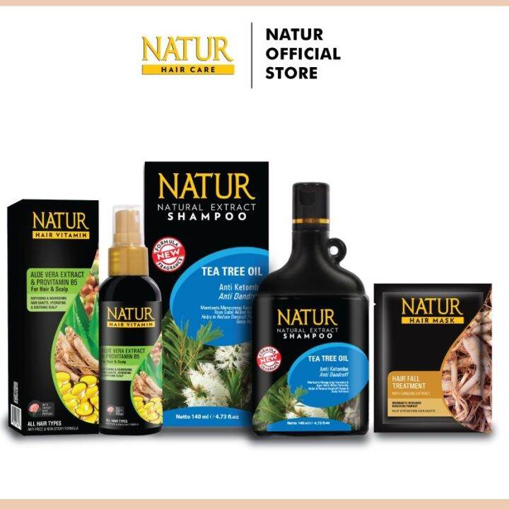 Natur Hair Care Series - shampo hair serum hair vitamin hair tonic ...