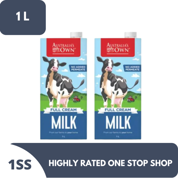 Australia Own Full Cream Milk 1L x 2 | Lazada PH