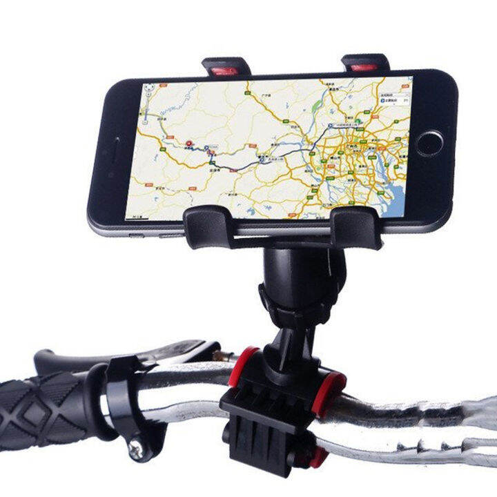 MR Bicycle Phone Holder 2 in 1 Sepeda & Motor 360 Derajat Rotasi ...