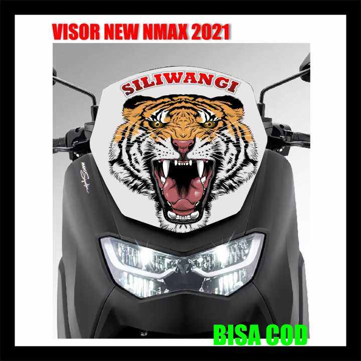 STIKER SILIWANGI MOTOR VISOR WINDSHIELD NEW YAMAHA NMAX 2020-2021 ...