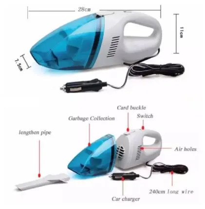 High Power Vacuum Cleaner Portable, Car Auto Portable Handheld High ...