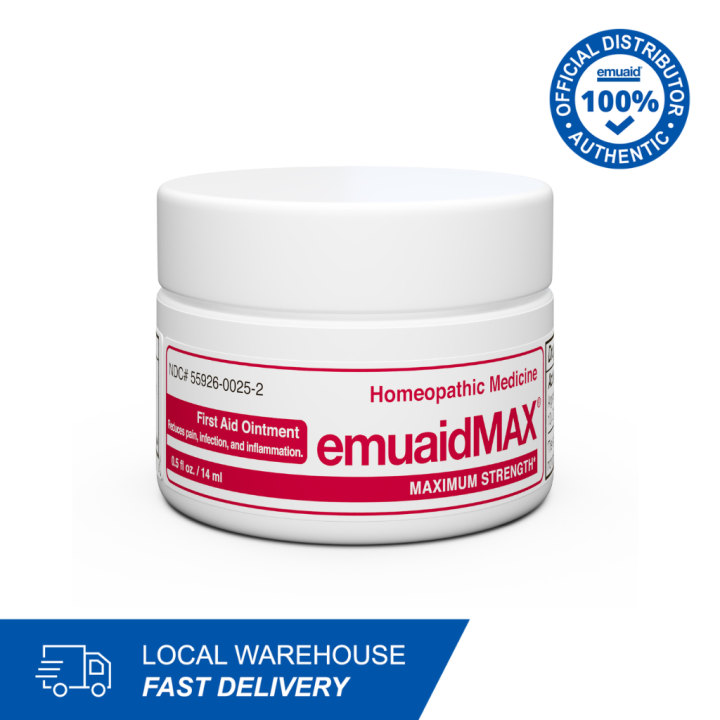 [Official Seller] EMUAIDMAX® Ointment 0.5 oz - Antifungal, Eczema Cream ...