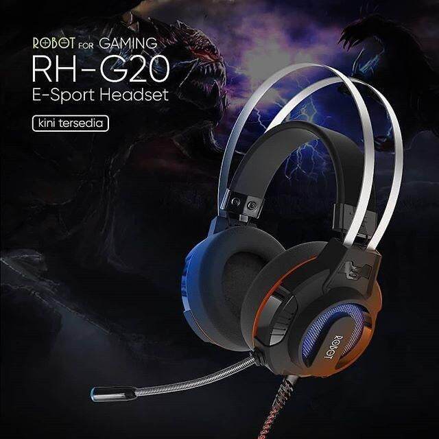 (COD) HEADSET GAMING ROBOT RH-G20 EARPHONE | Lazada Indonesia