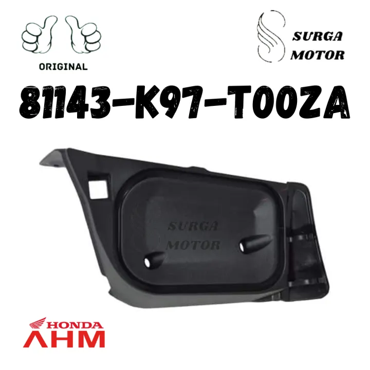 Cover Rak Base Inner Pocket Laci Lid PCX 150 K97 Hybrid Original Honda 81143-K97-T00ZA 2017 2021 ...