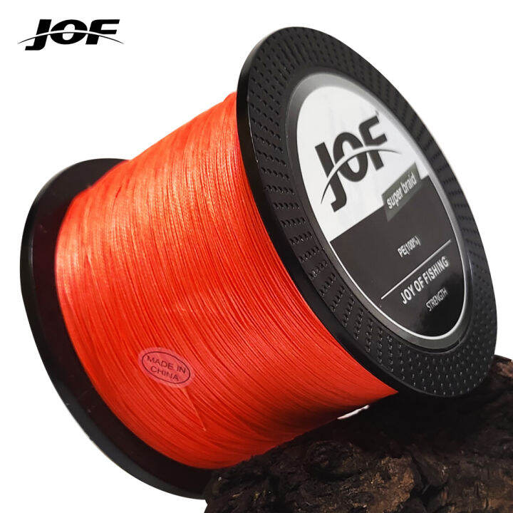 JOF 4 Strands Braided PE Fishing Line 300M 500M 1000M Multifilament Strong Japan Floating Wire ...