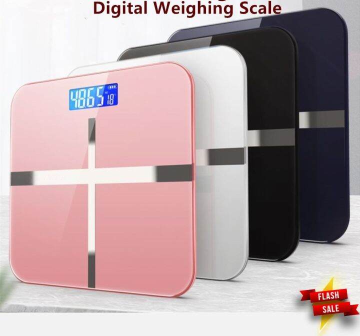 Tempered Glass Digital Personal Weighing Scale | Lazada PH