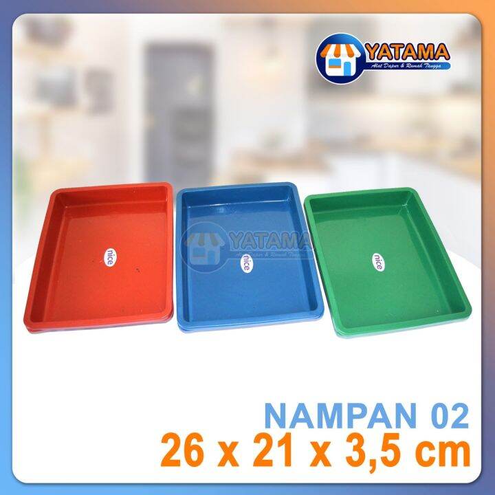 Baki Plastik Ukuran Besar No 2 Nampan Plastik Persegi Segi Panjang Besi ...
