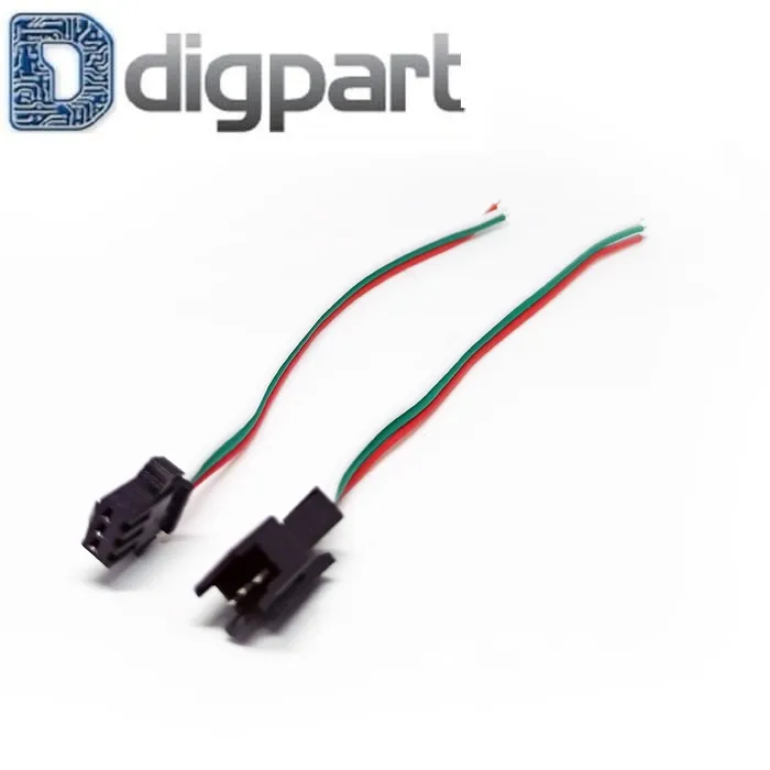 Soket Terminal 3P Kabel Male Female Connector 3P Connector LED Cable ...