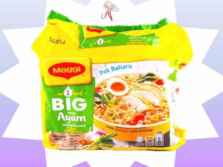 Maggi Big Chicken Flavour 5sx78g |Instant Noodle |Mi Segera Perisa Ayam ...