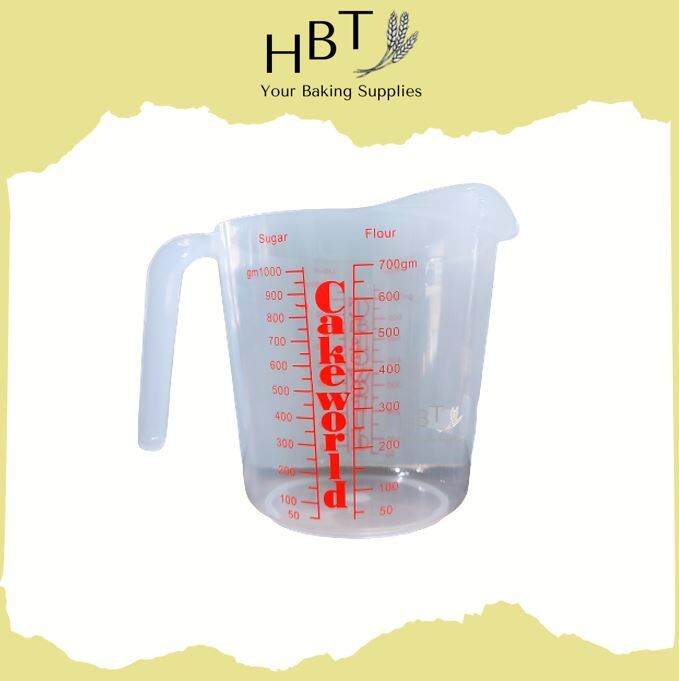 Plastik Mengukur Cawan Pengukuran Pelbagai Baking Alat Memasak Ukuran ...