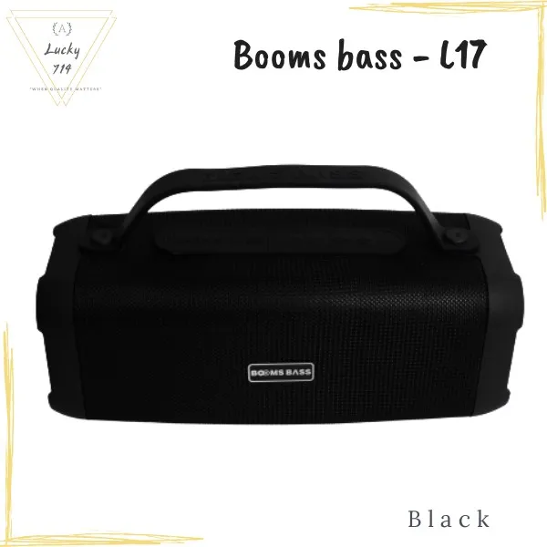 Booms Bass L17 Bluetooth Speaker portable splash proof wireless speaker ...