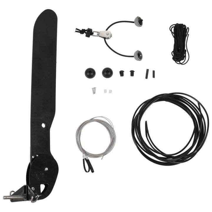 Alloy Canoe Kayak Boat Tail Kayak Rudder Direction Foot Control Sailing ...