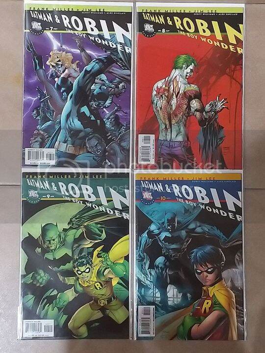 All Star Batman & Robin The Boy Wonder (2005) 7-10, Frank Miller & Jim ...