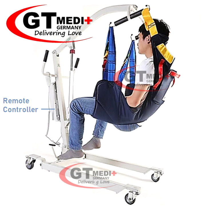 Hydraulic Lifting Hoist Sling Elevator Lifter Wheelchair Transfer ...