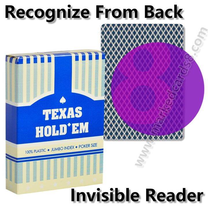 Infrared Marked Cards For UV Invisible Reader Texas Hold'em Plastic ...