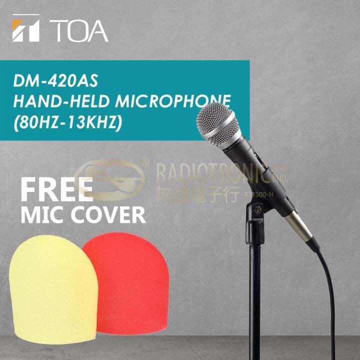 TOA HAND-HELD MICROPHONE DM-420AS (80HZ-13KHZ) | Lazada