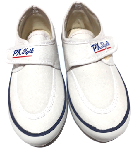 Sepatu Kanvas Wanita Putih Polos PX Style 027/Sepatu Perempuan Perekat ...