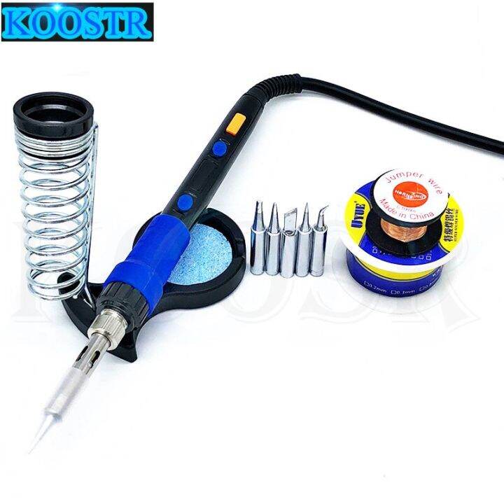 YIHUA 928D ESD Thermostatic Soldering Iron With Button Temperature Adjustable Digital Soldering ...