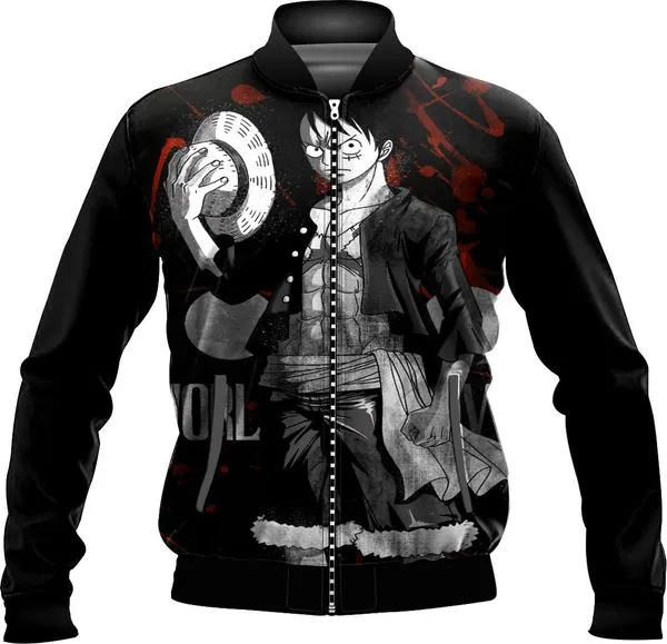 Sublimated Anime One Piece Varsity Jacket #A0140 | Lazada PH