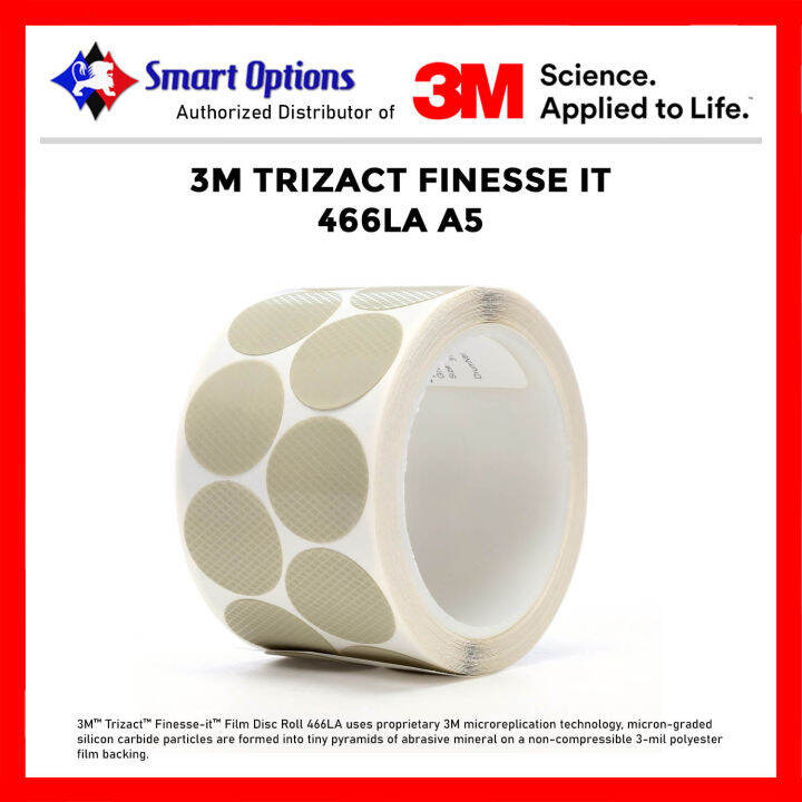 3M Trizact Finesse-it Film Disc Roll 466LA A5 (500pcs/roll) | Lazada PH