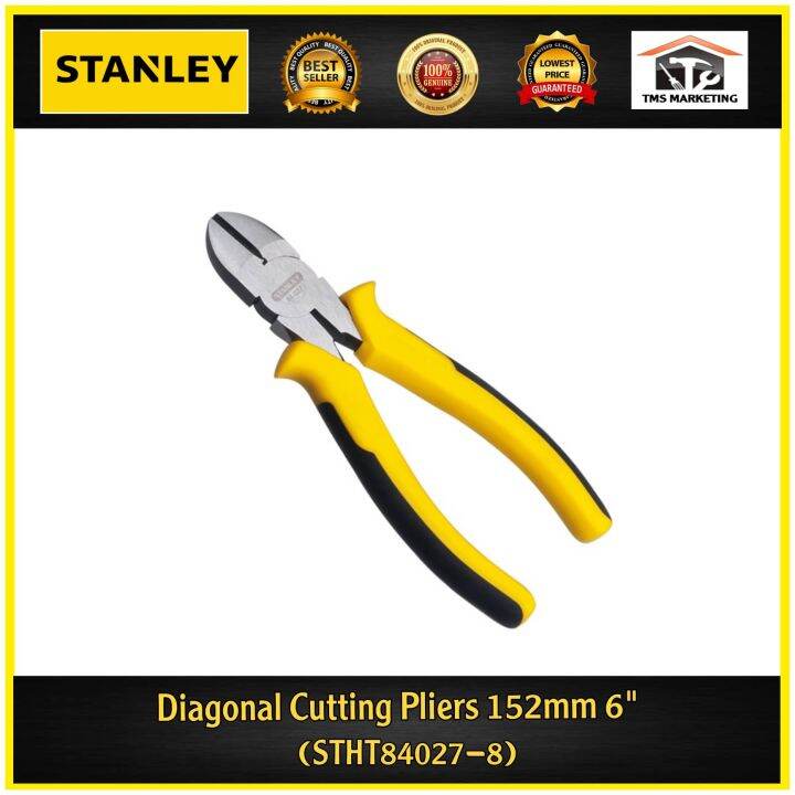Stanley Dynagrip Diagonal Cutting Pliers 152mm/6” 84027-8 | Lazada PH
