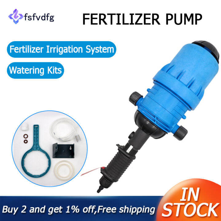 Fertilizer Pump Water Powered Dosing Pump Mix Chemical Injector Proportioning Dispenser Liquid ...