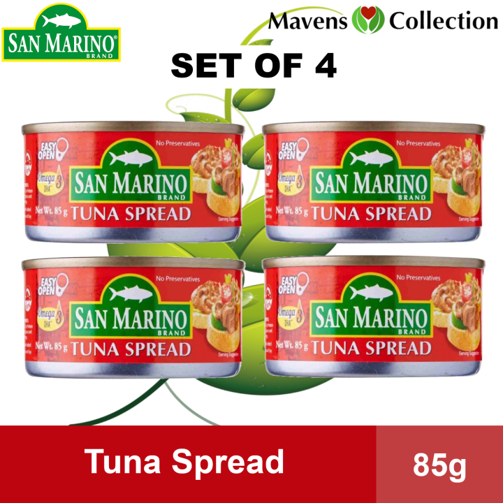 San Marino Tuna Spread 85g (Set of 4) by MAVENS COLLECTION | Lazada PH
