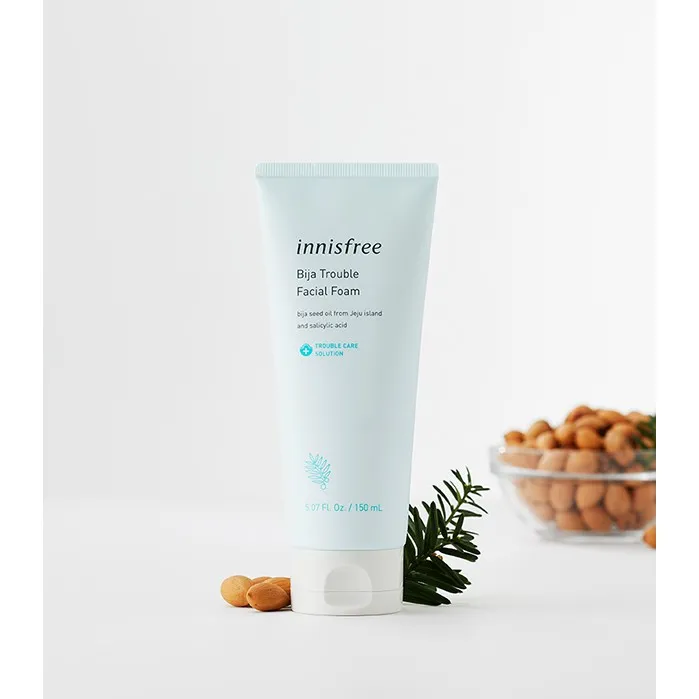 brilliant skin rejuvenating set INNISFREE Bija Trouble Facial Foam ...