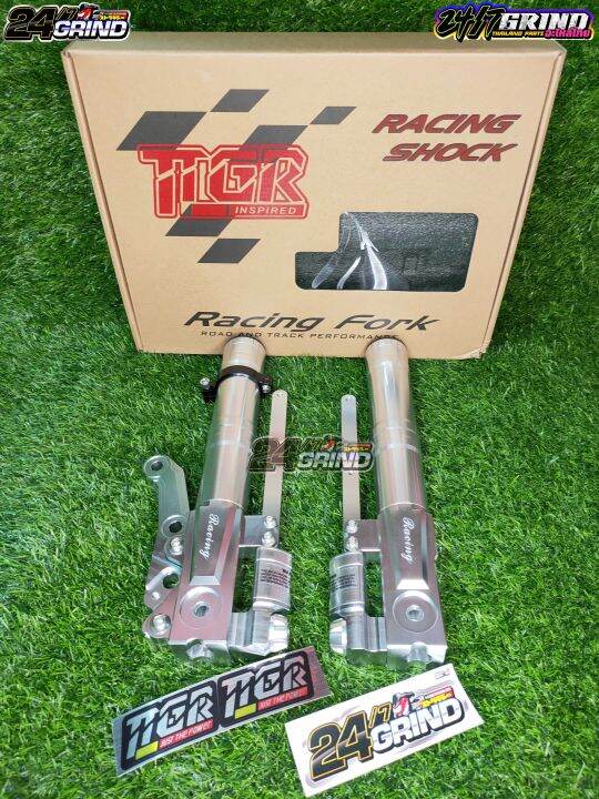 TTGR RACING FRONT SHOCK YAMAHA AEROX V1 / AEROX V2 (OUTTER TUBE) WITH ...