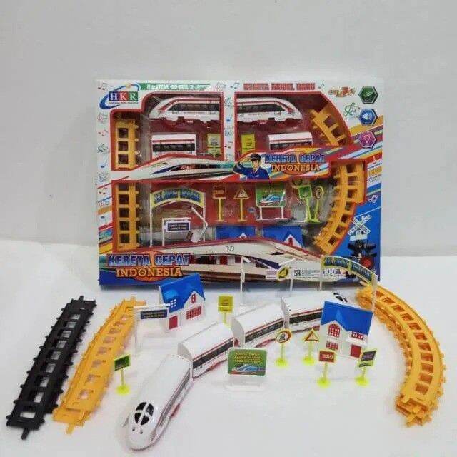 Mainan Kereta Api Cepat Indonesia ( COD ) Queen Septi | Lazada Indonesia