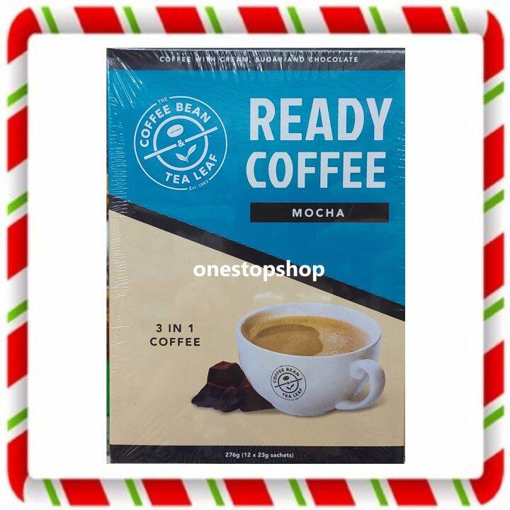 The Coffee Bean & Tea Leaf 3in1 Mocha 23g x 12 Sachets | Lazada PH