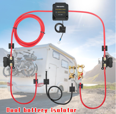 Practical Intelligent Camper Split Charging Relay Kit 12v 140 AMP Power ...