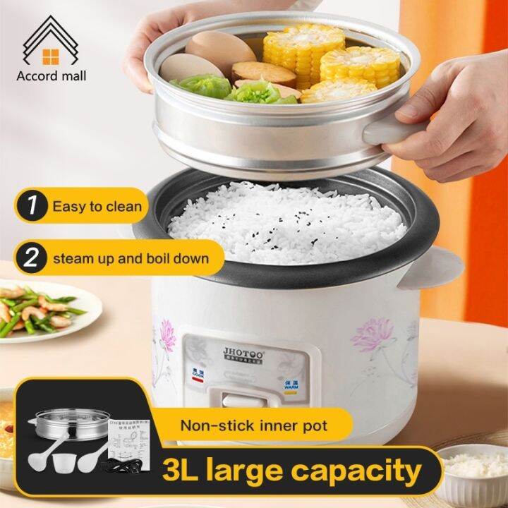 mini rice cooker standard multi function electric cooker with steamer s ...
