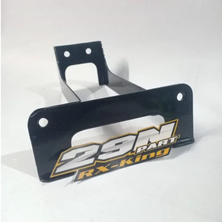 Dudukan Besi Bracket Plat Nomor Depan Hitam Rx King RXK Lama Tua Lokal ...