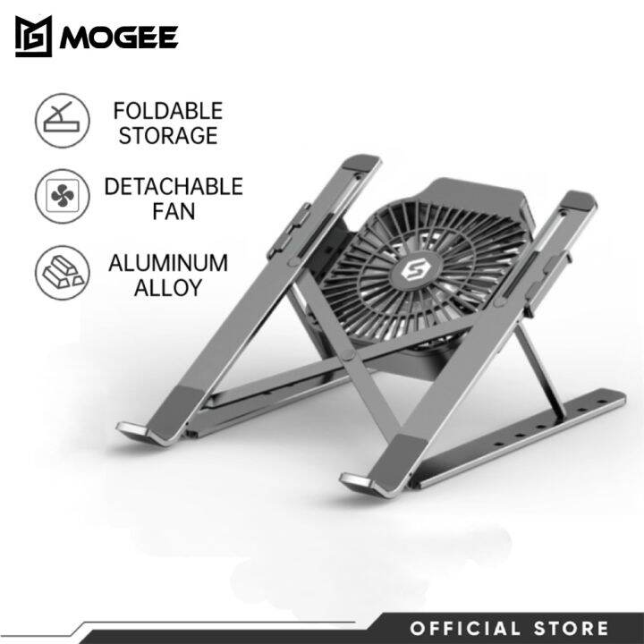 MOGEE F3 Aluminum Laptop Stand With Cooling Holder | Lazada PH