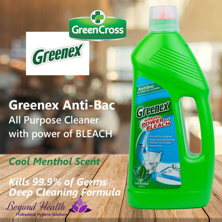 Greenex Antibac All Purpose Cleaner 1000ml Cool Menthol with the Power ...