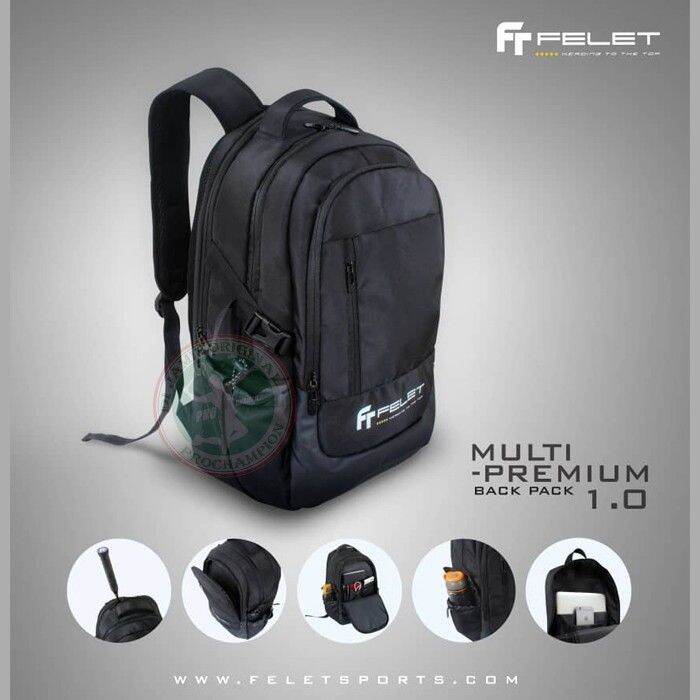 FELET BACKPACK 1.0 TAS FELET TAS RAKET BADMINTON ORIGINAL | Lazada ...
